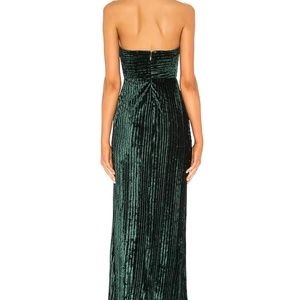 REVOLVE | Dresses | Copy Spanish Moss Gown In Jewel Green Nbd Revolve ...